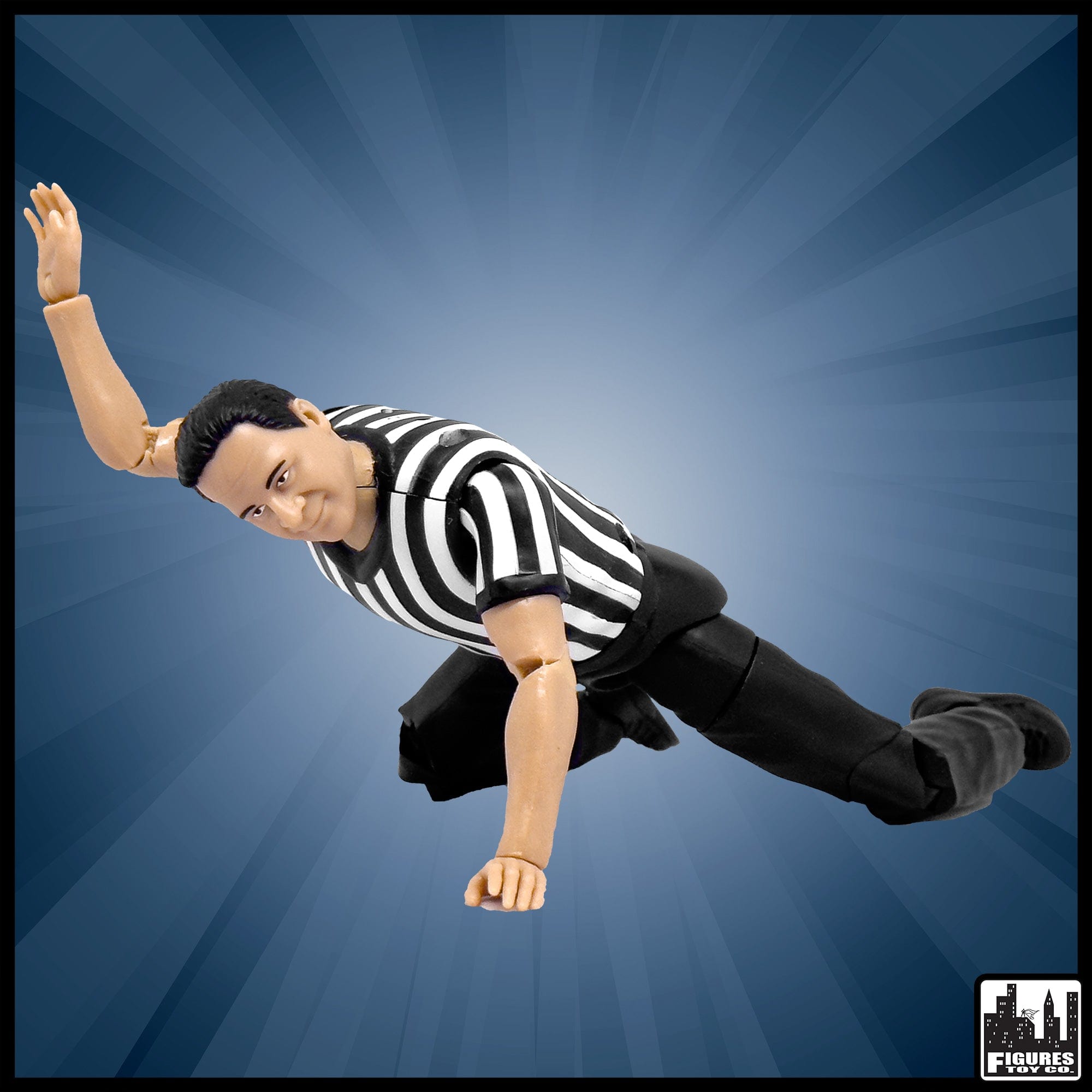 Ultimate 3 Counting & Talking Wrestling Referee Figure - Figures Toy ...