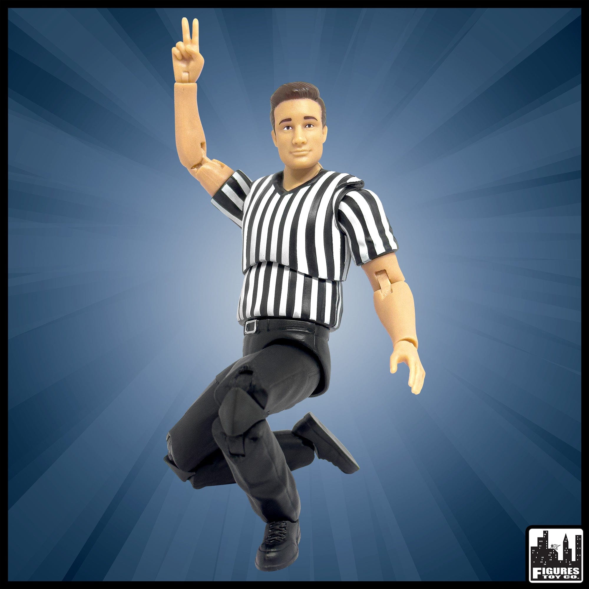 Ultimate Referee With Deluxe Articulation for WWE & AEW Figures ...