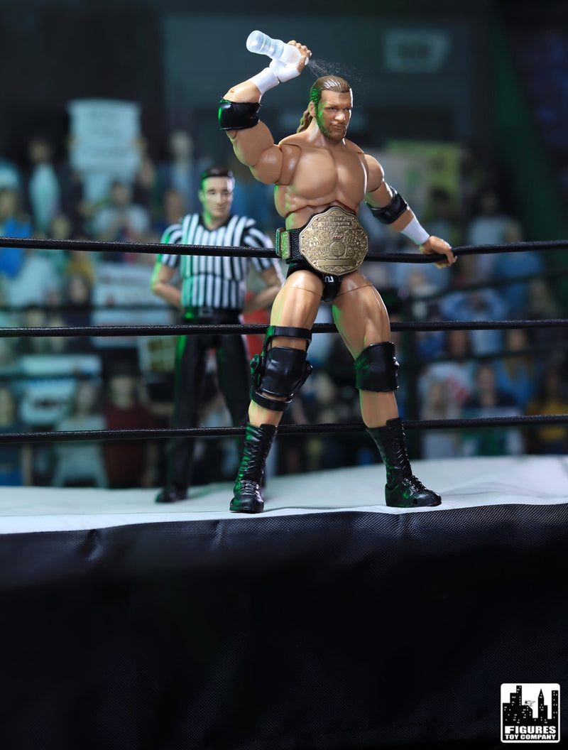 Premium Metal Real Scale Wrestling Ring for WWE & AEW Action Figures ...