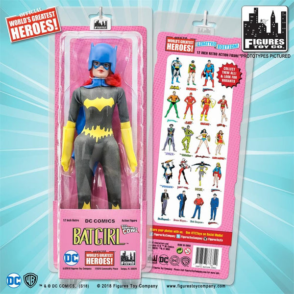 12 Inch DC Comics Figures: Batgirl [Removable Cowl Cloth Belt Variant ...