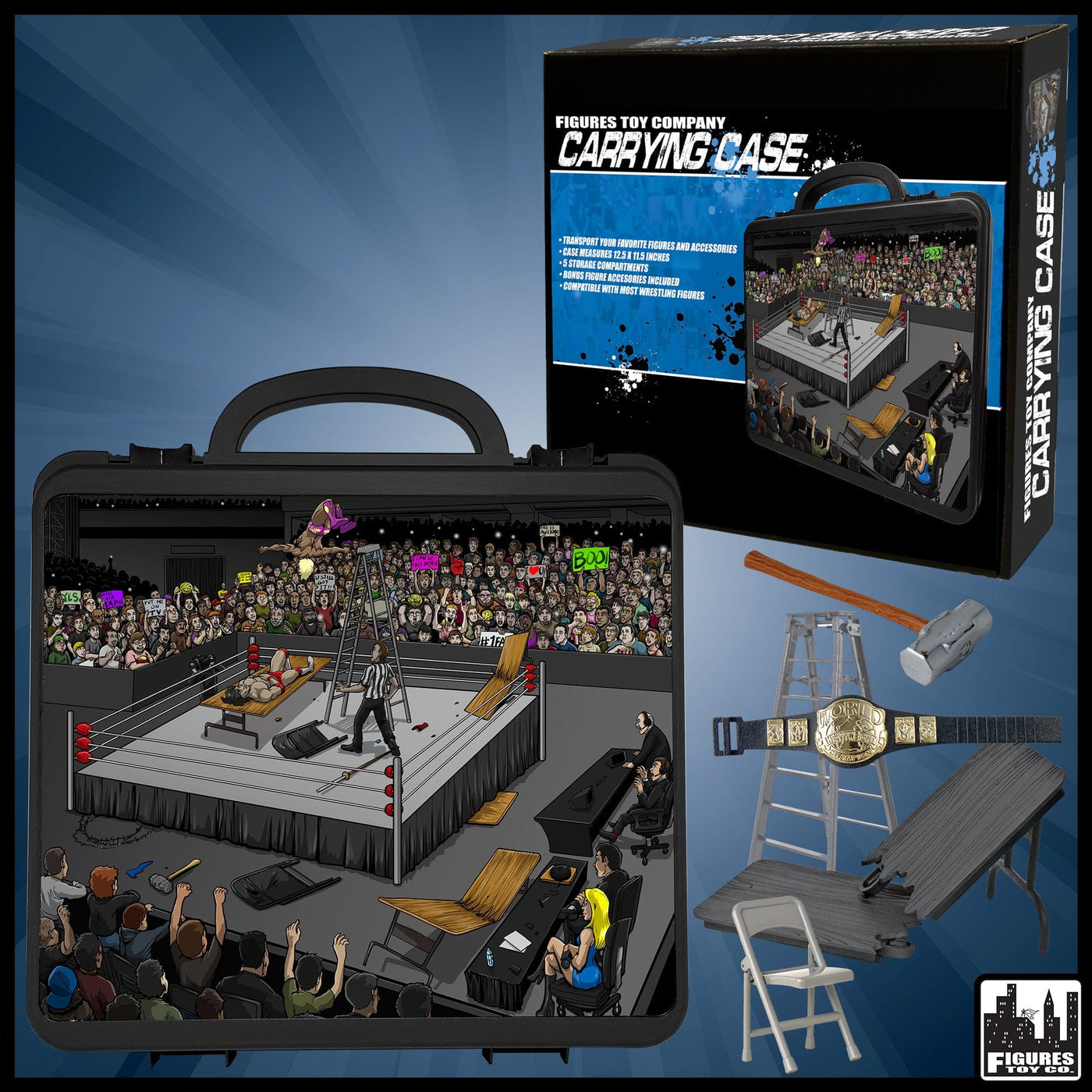 Wrestling Action Figure Accessory Sets for WWE & AEW Figures - Figures ...