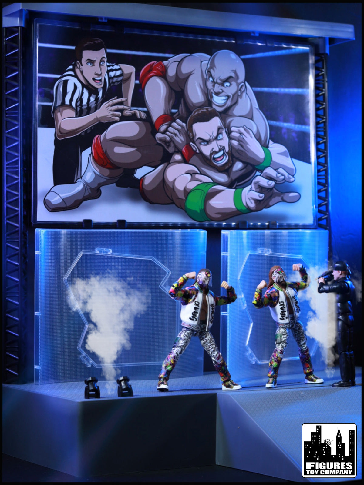 Ultimate Entrance Stage for WWE & AEW Wrestling Action Figures ...