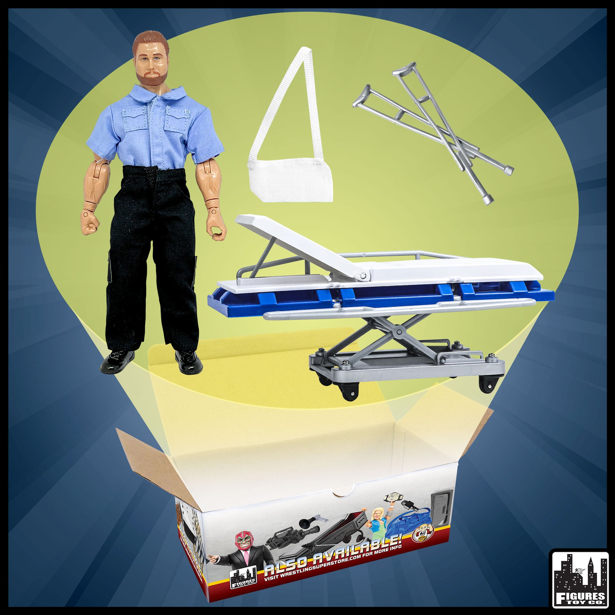 Ultimate EMT Ambulance Driver With Deluxe Articulation for WWE Figures ...