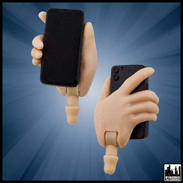 Cell Phone Hand for Figures Toy Company Ultimate 6.5 Inch Male Figures