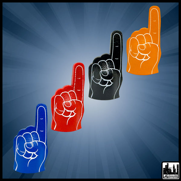 Set of 4 Foam Fingers for WWE & AEW Wrestling Action Figures - Figures ...