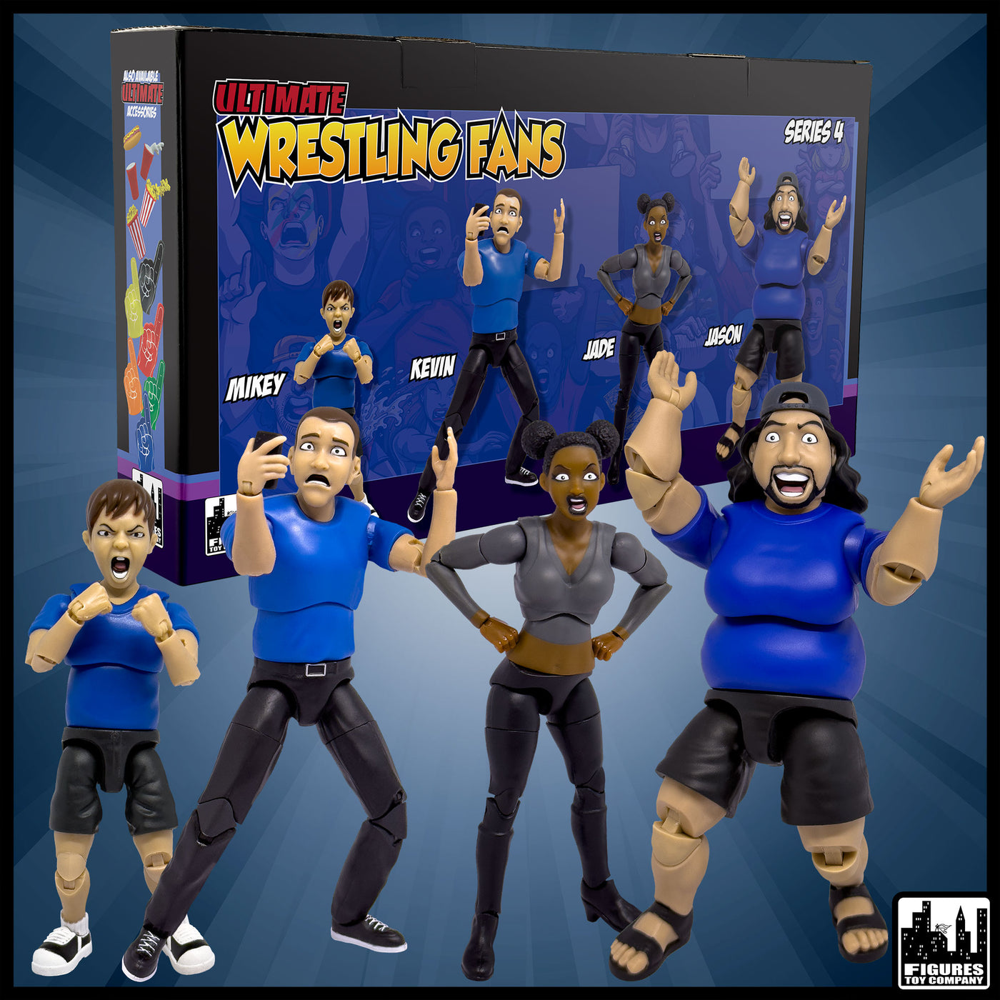 Ultimate Wrestling Fan Figures - Figures Toy Company