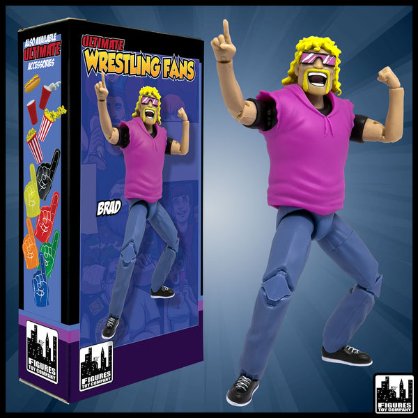 Ultimate Wrestling Fan Figures for WWE & AEW Action Figures: Brad ...
