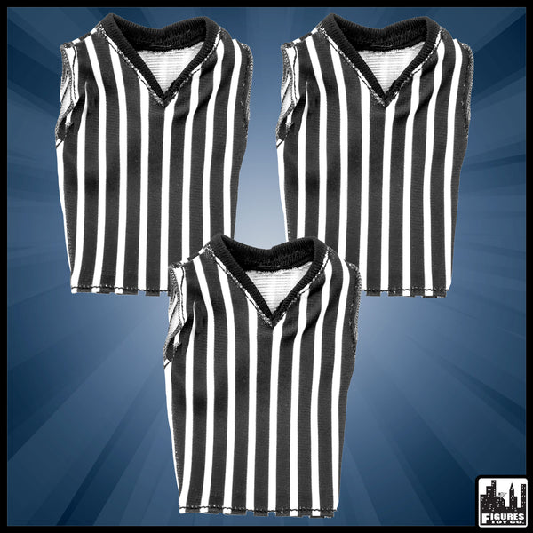 Cloth Referee Shirt for WWE & AEW Wrestling Action Figures - Figures ...