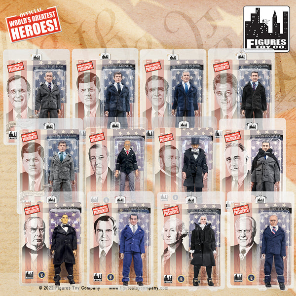 US Presidents 8 Inch Action Figures Series: Set of 12 Figures - Figures ...