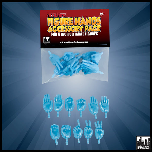 Swappable Hands Accessory Pack For FTC Ultimate 6 Inch Action Figures ...