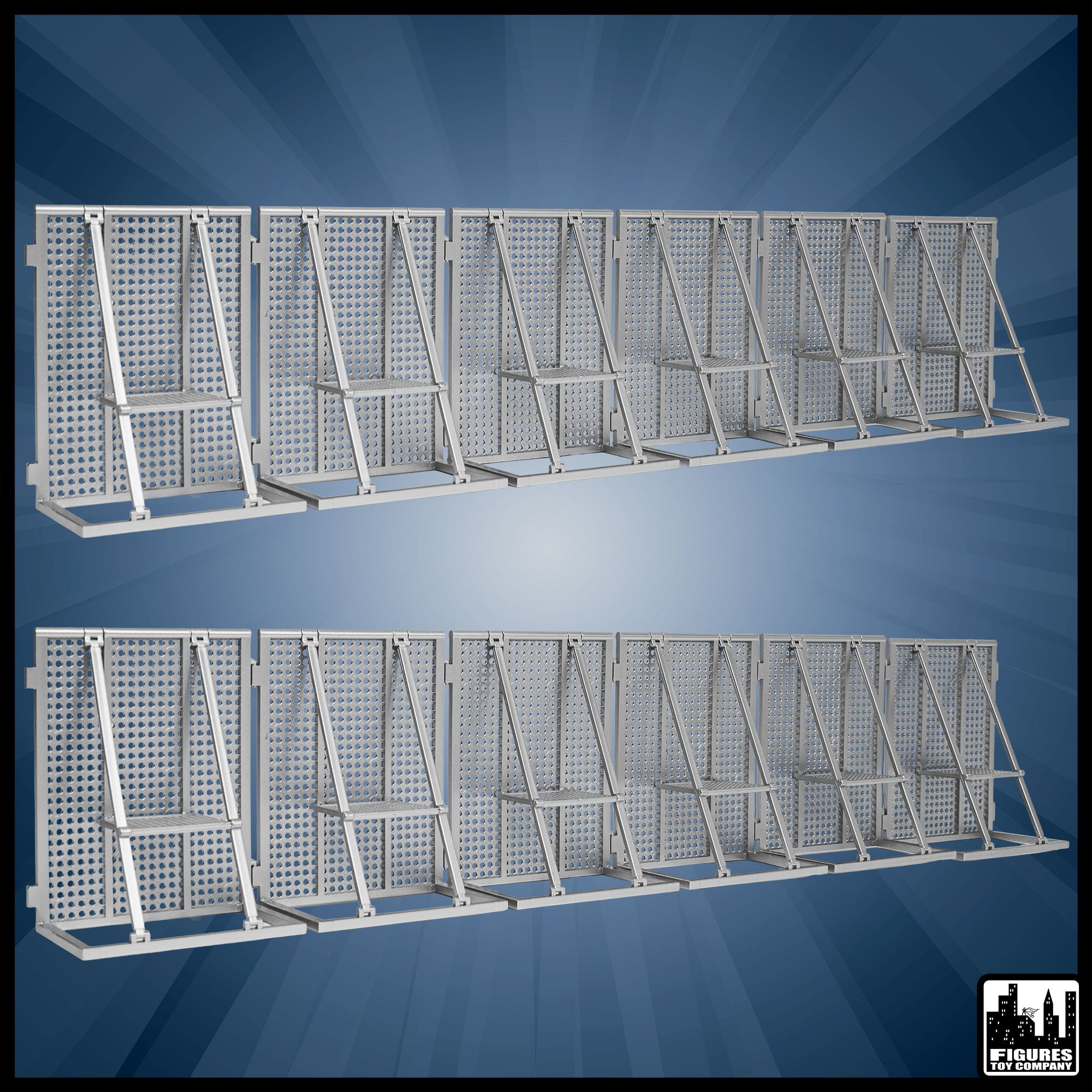 Entrance Ramp Barricade Guardrails for WWE & AEW Wrestling Figures ...