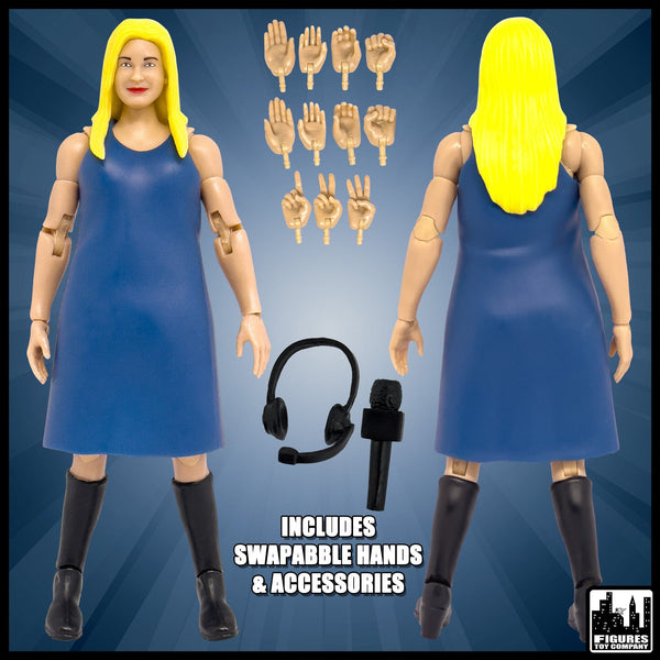 Ultimate Female Interviewer Announcer With Deluxe Articulation for WWE ...