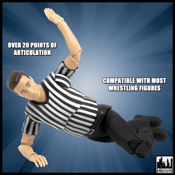 Ultimate Referee With Deluxe Articulation for WWE & AEW Figures ...