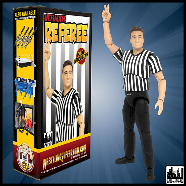 Ultimate Referee With Deluxe Articulation for WWE Wrestling Figures ...