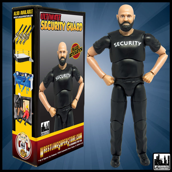 Ultimate Security Guard, Event Staff Worker & EMT Wrestling Figures ...
