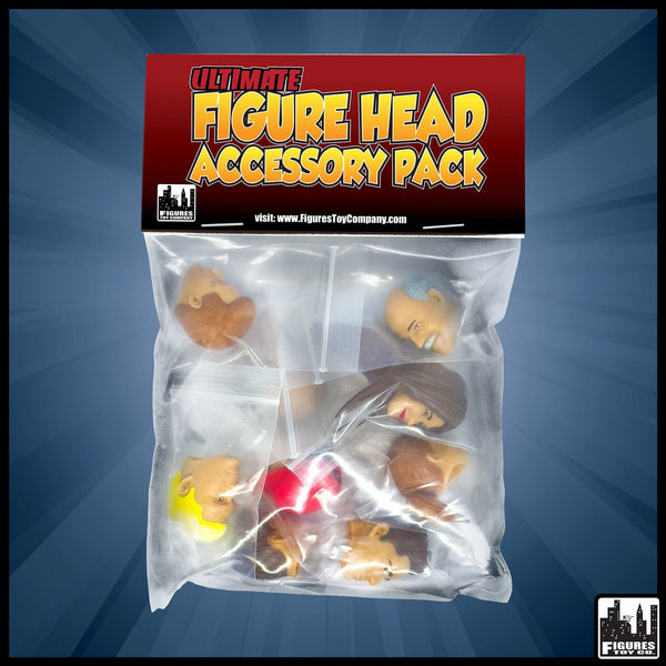 Swappable Heads Accessory Pack For FTC Ultimate Action Figures ...