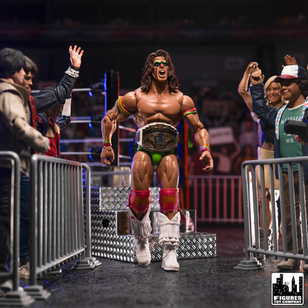 Set of 6 Red Guardrails For WWE & AEW Wrestling Action Figures ...