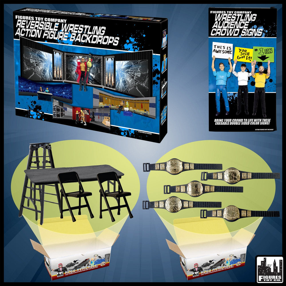 Wrestling Action Figure Gear Special Deals & Playsets for WWE Figures ...