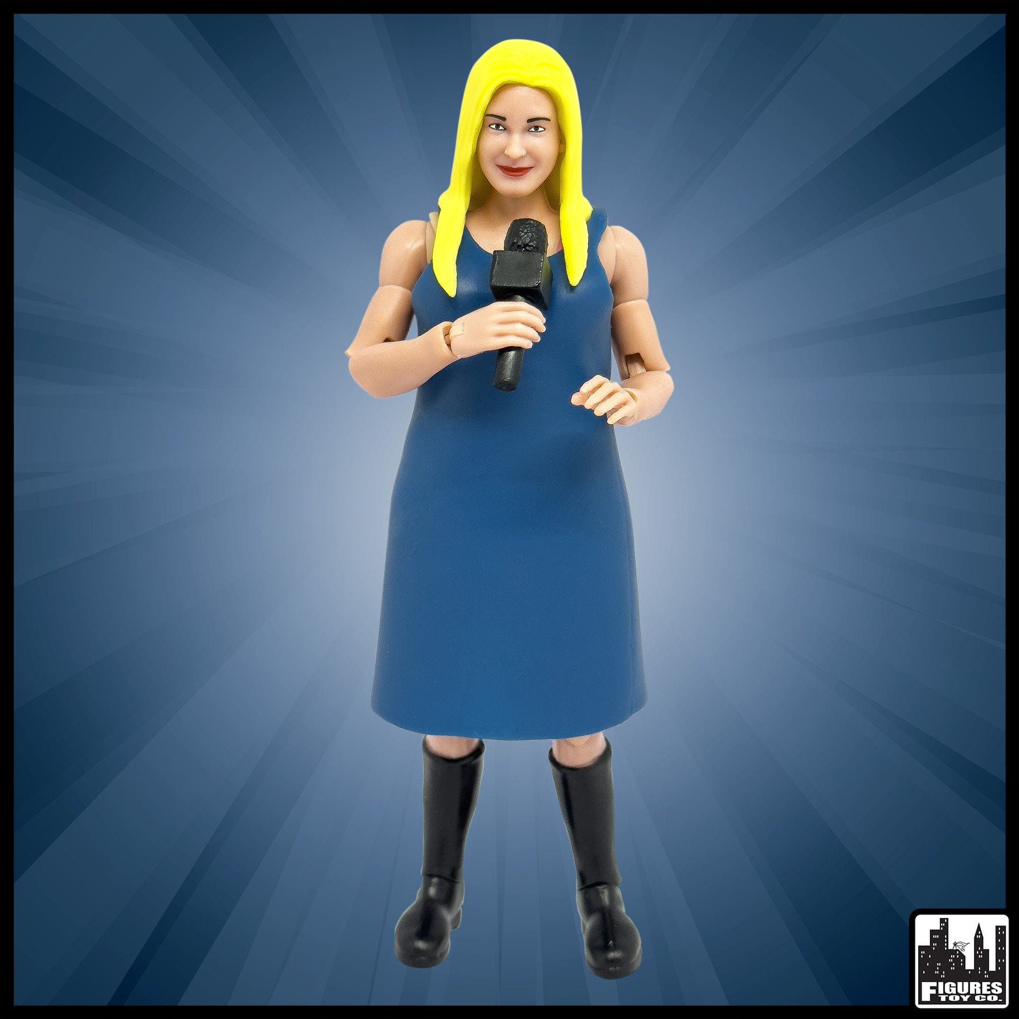 Ultimate Female Interviewer Announcer With Deluxe Articulation for WWE ...