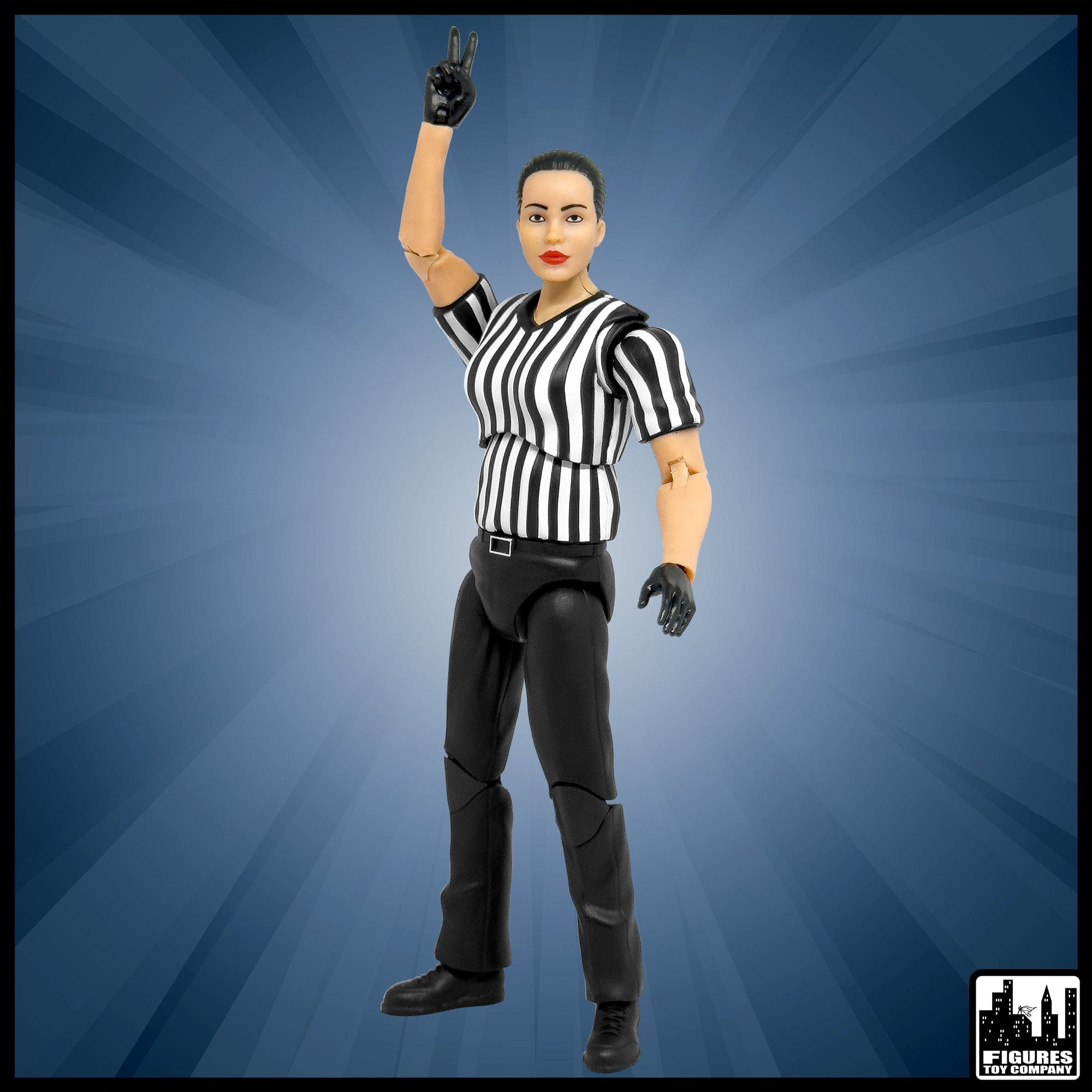 Ultimate Referee With Deluxe Articulation for WWE Wrestlin Figures ...