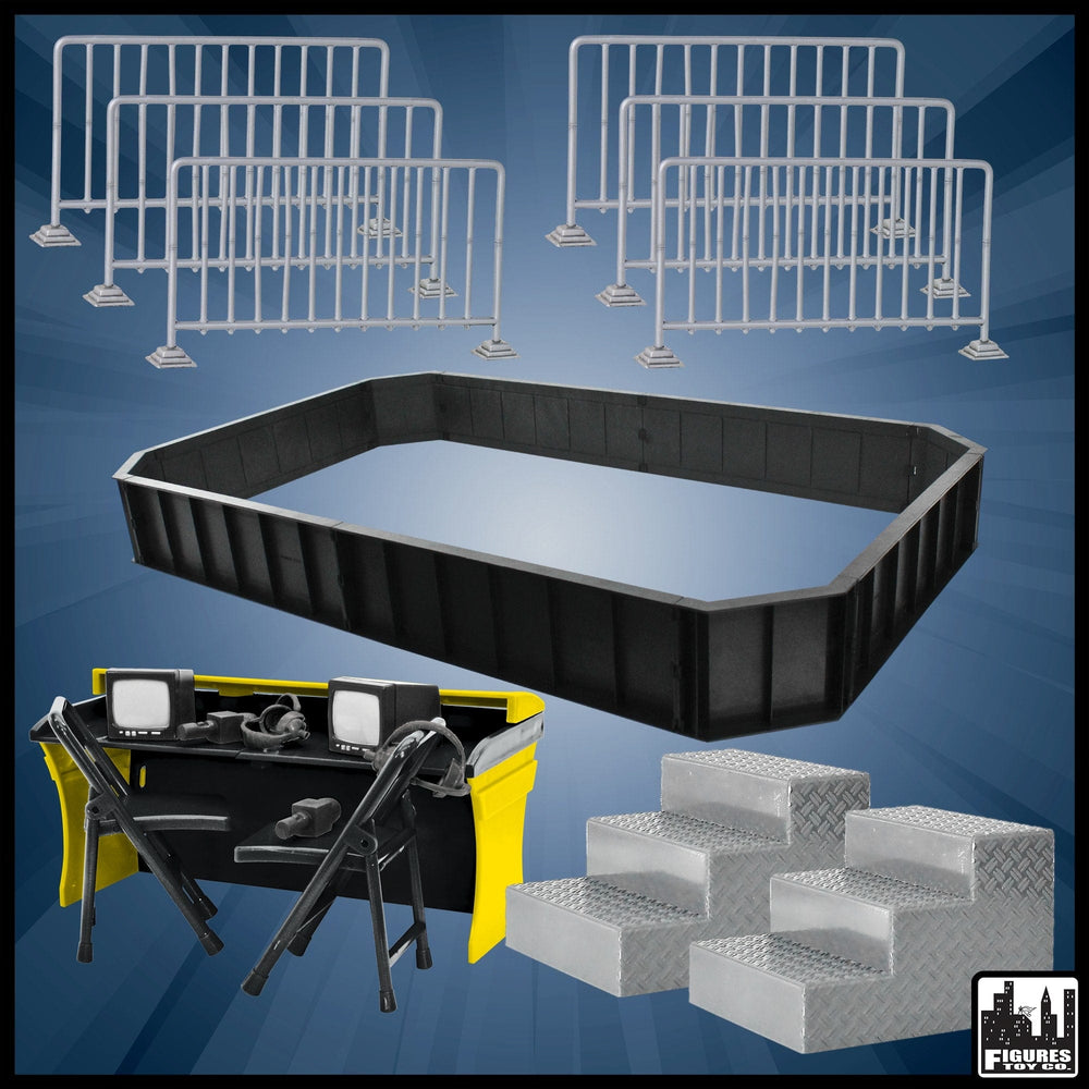 Wrestling Ring Barricades for WWE Wrestling Action Figures - Figures ...