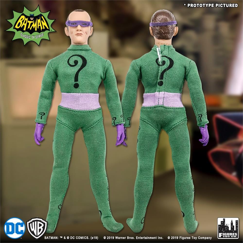 Batman Classic TV Series 8 Inch Figures: Riddler With Removable Mask ...