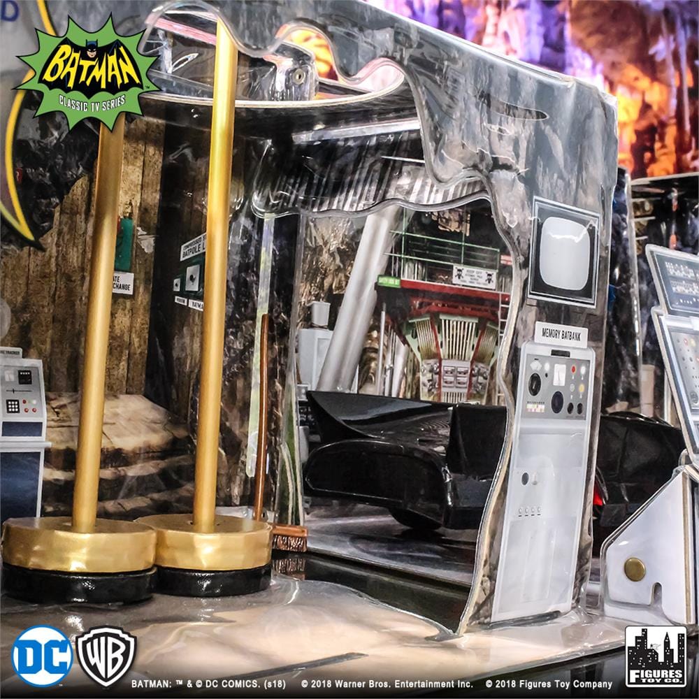 Batman Classic TV Series Batcave Retro Playset - Figures Toy Company