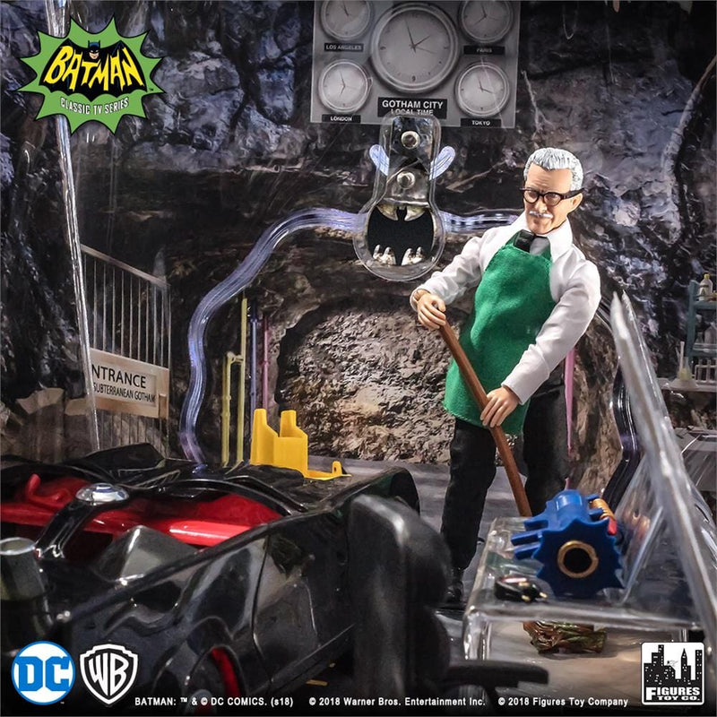 Batman Classic TV Series Batcave Retro Playset - Figures Toy Company