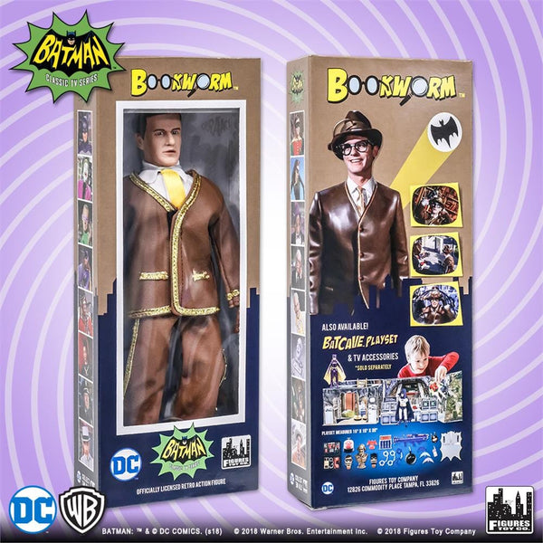 Batman Classic TV Series Boxed 8 Inch Action Figures: Bookworm ...
