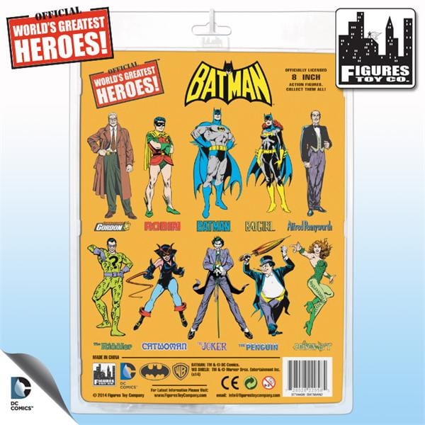 Batman Retro 8 Inch Action Figures Series 3: Batman (With removable co ...