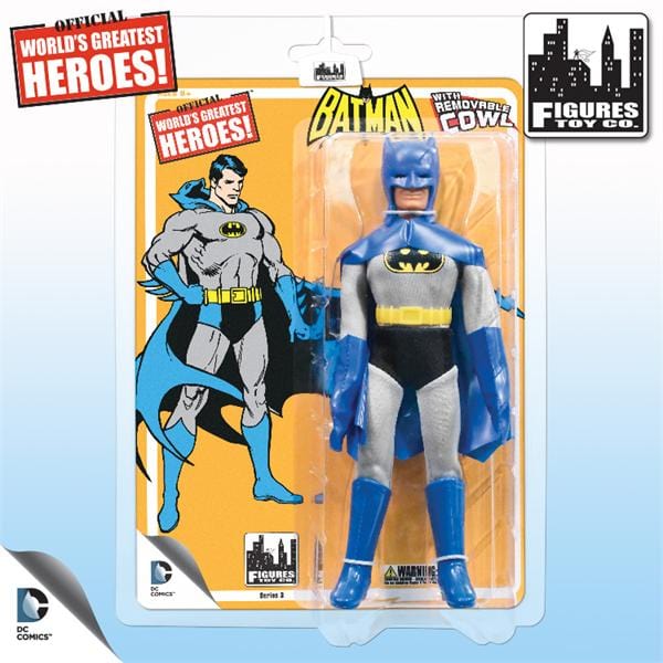 Batman Retro 8 Inch Action Figures Series 3: Batman (With removable co ...