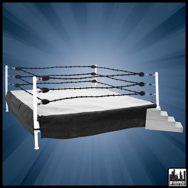 Black Barbed Wire War Ring Ropes for WWE Wrestling Action Figure Rings ...