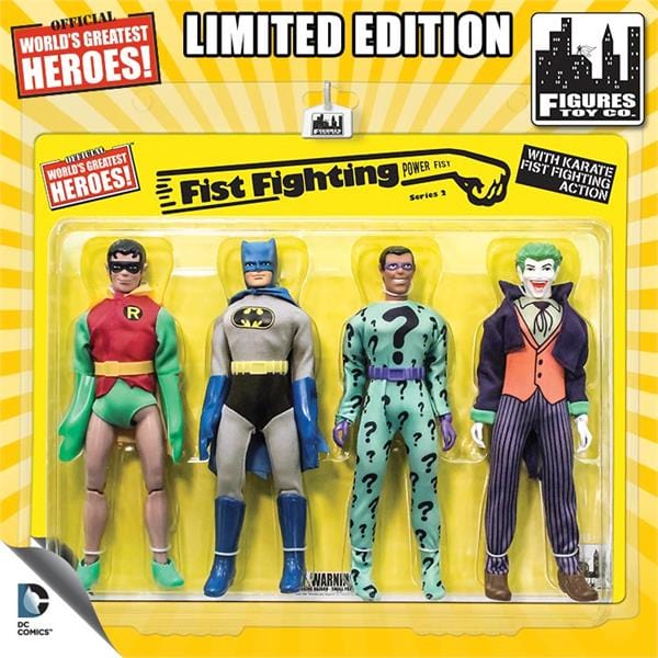 DC Comics Retro Action Figures Fist Fighting Action Series 2 Four-Pack ...