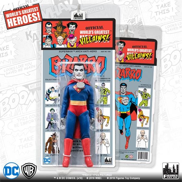 DC Comics Retro Kresge Style Action Figures Series 4: Bizarro - Figures ...