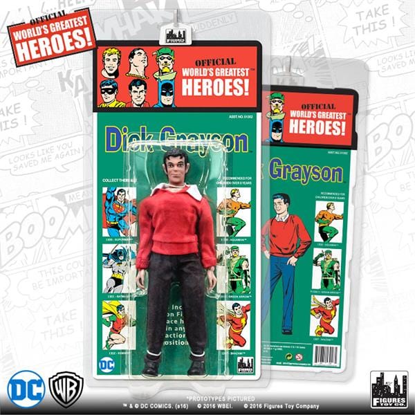 DC Comics Retro Kresge Style Action Figures Series 4: Dick Grayson ...