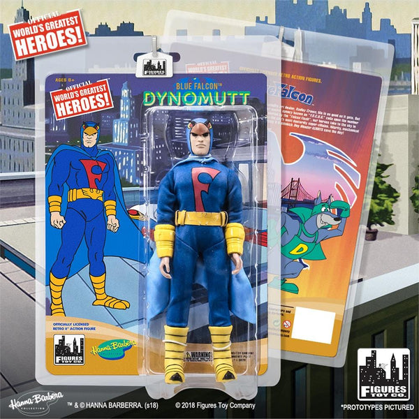 Dynomutt Retro Action Figures Series: Blue Falcon - Figures Toy Company