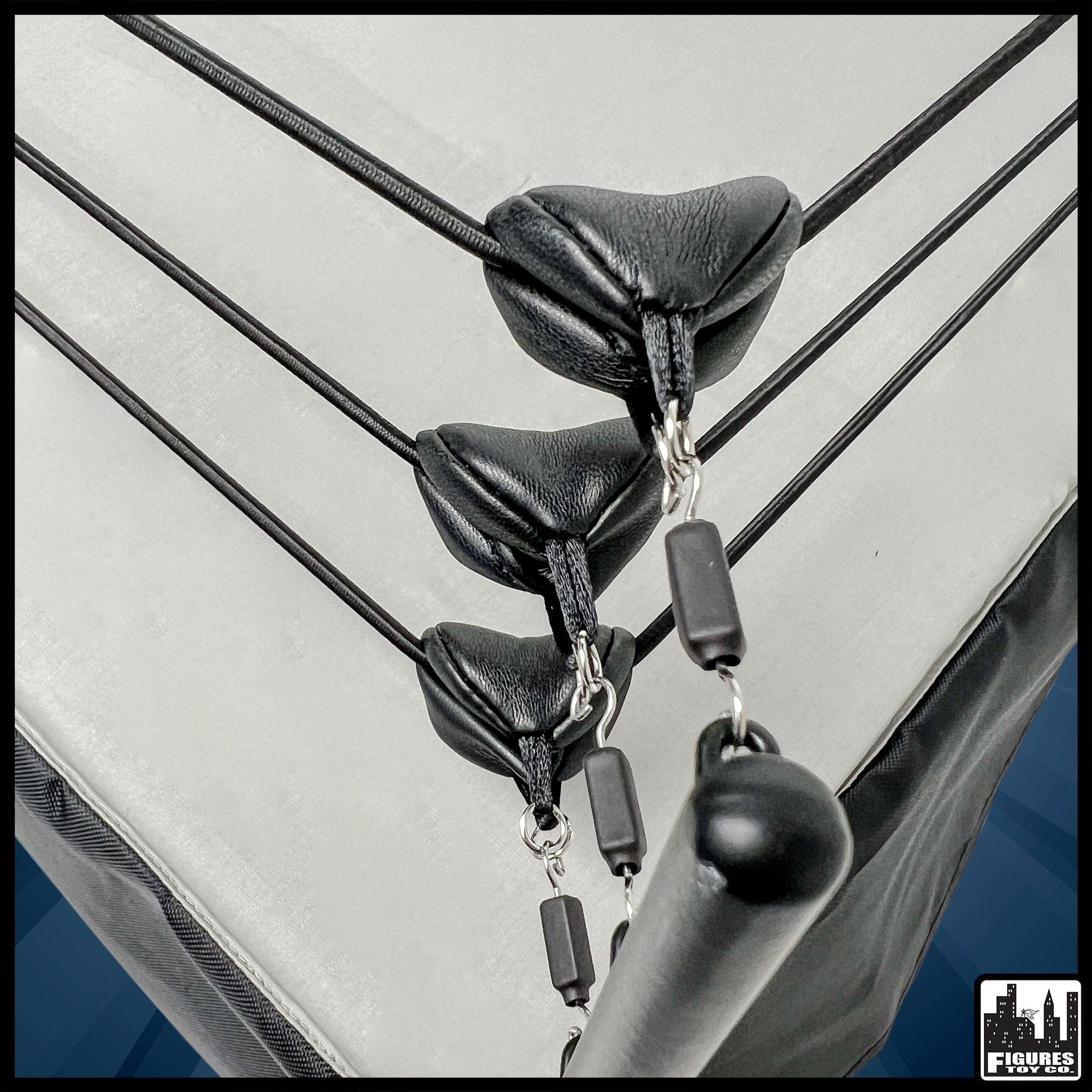 Premium Metal Real Scale Wrestling Ring for WWE & AEW Action Figures ...