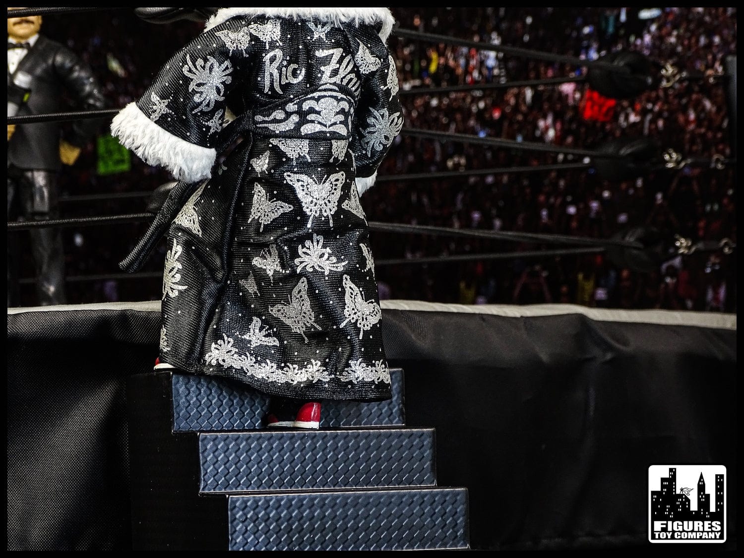 Premium Metal Real Scale Wrestling Ring for WWE & AEW Action Figures ...