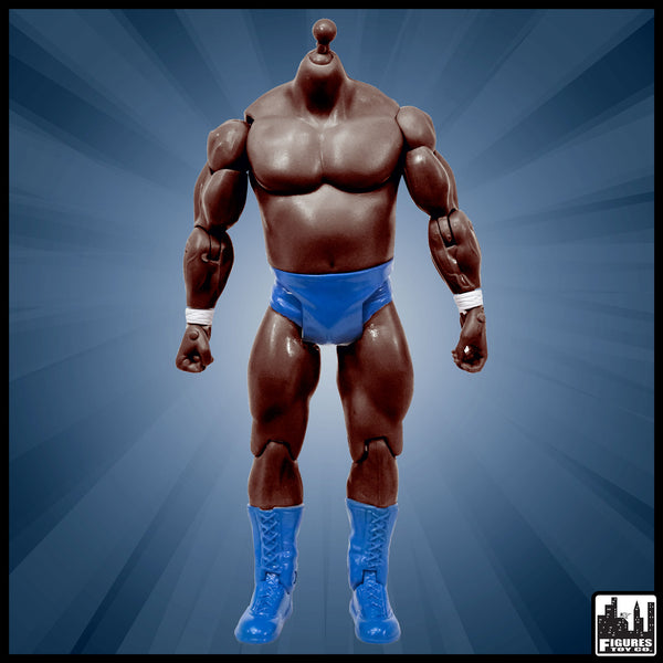 Generic 7 Inch African American Wrestling Action Figure With Bulky Che ...