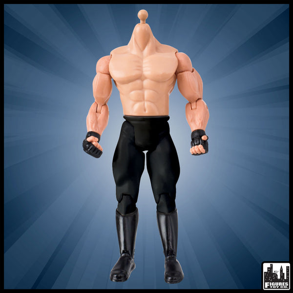 Generic 7 Inch Wrestling Action Figure With White Body & Pants ...