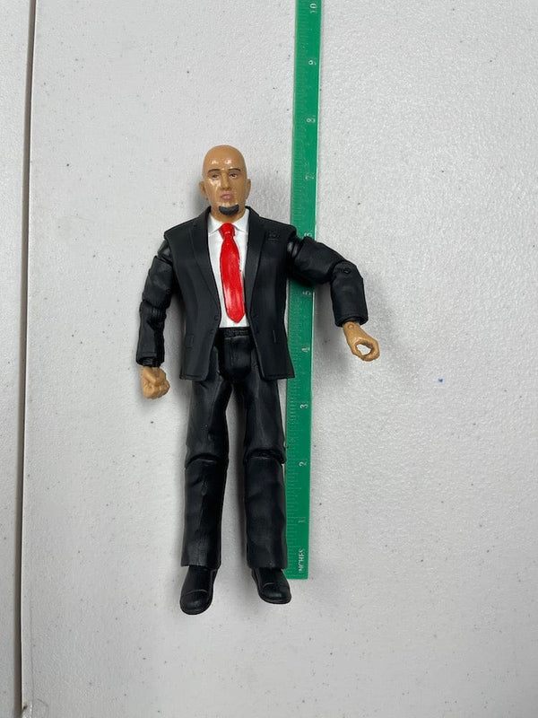 Generic 7 Inch Wrestling Action Figure With African American Suit Body ...