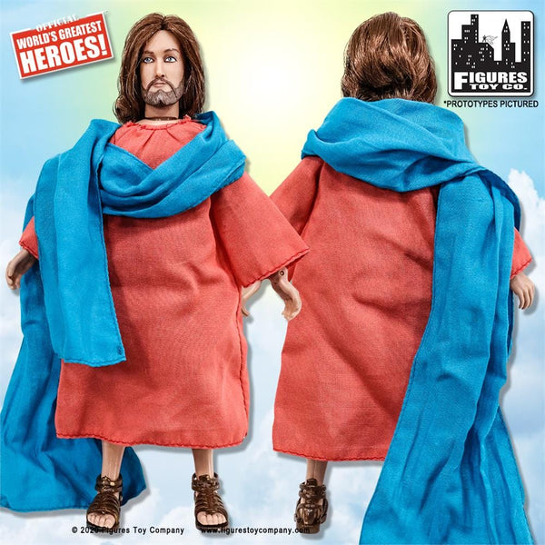 Jesus 8 Inch Retro Action Figure [Red Robe] - Figures Toy Company