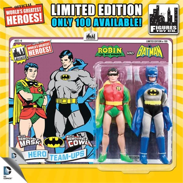 Limited Edition 8 Inch DC Superhero Two-Packs Series 2: Batman & Robin ...