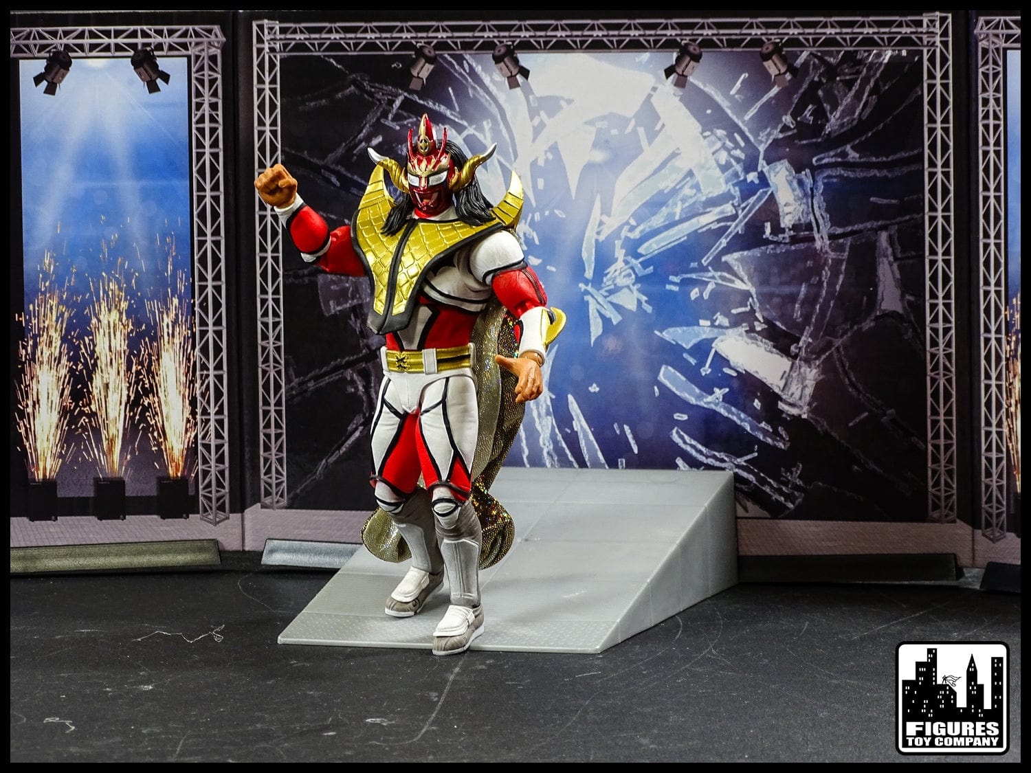 Reversible Wrestling Action Figure Backdrops for WWE Wrestling Figures ...