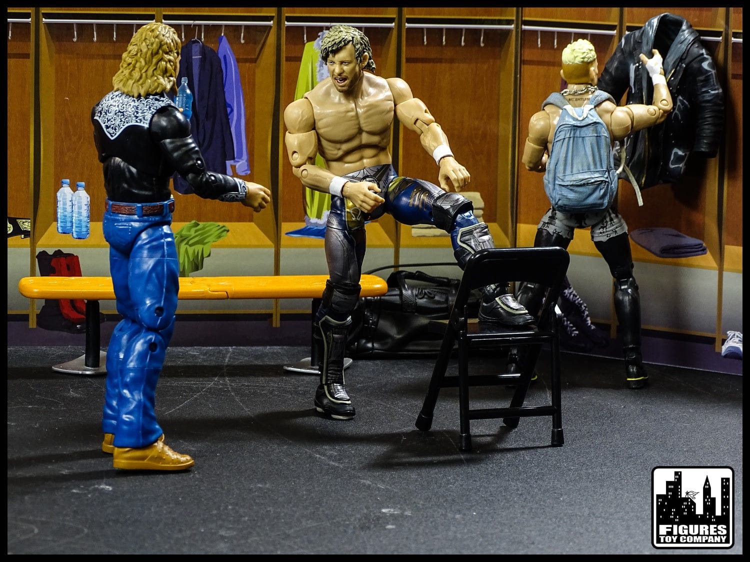 Reversible Wrestling Action Figure Backdrops for WWE Wrestling Figures ...