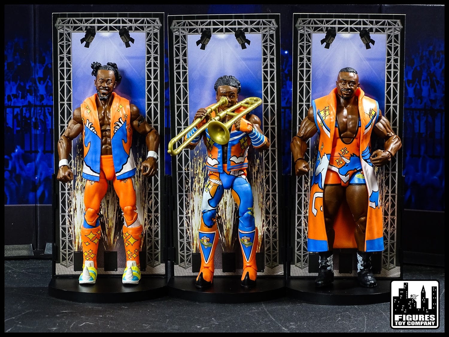 Set of 12 Display Stands for WWE & AEW Wrestling Action Figures ...