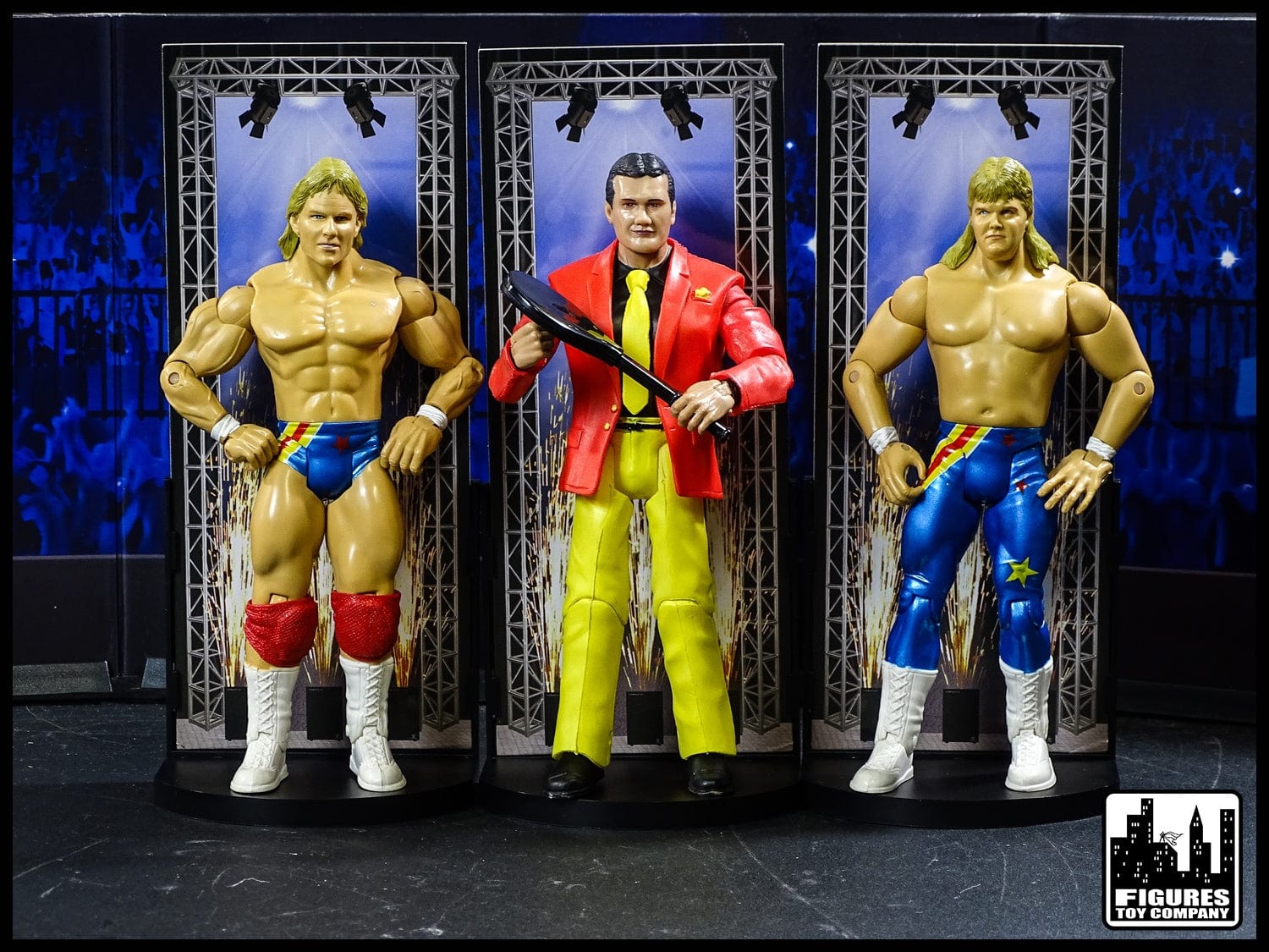 Set of 12 Display Stands for WWE & AEW Wrestling Action Figures ...