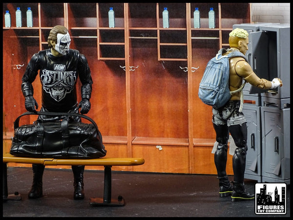 Set of 3 Lockers for WWE & AEW Wrestling Action Figures - Figures Toy ...