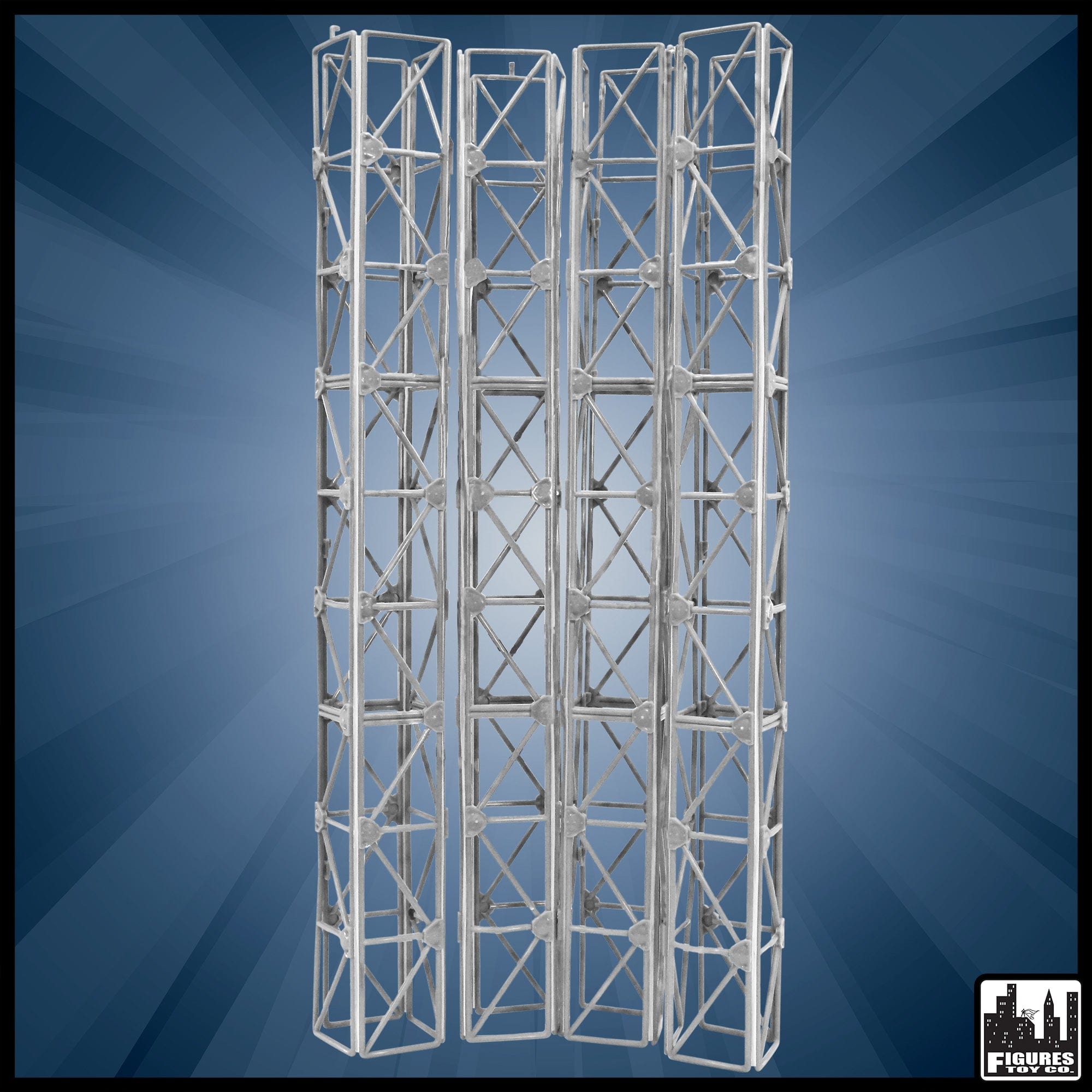Set of 4 Scaffolding Sections for WWE & AEW Wrestling Action Figures ...
