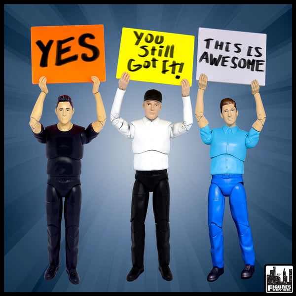 Set of 8 Wrestling Audience Crowd Signs for WWE Wrestling Figures ...